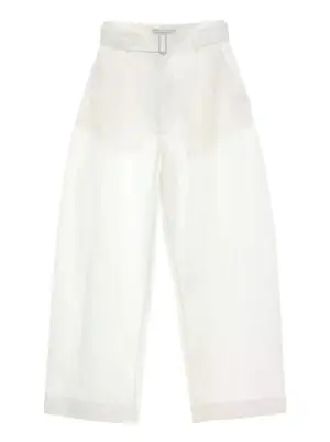 Studio Nicholson Belted Trousers - White
