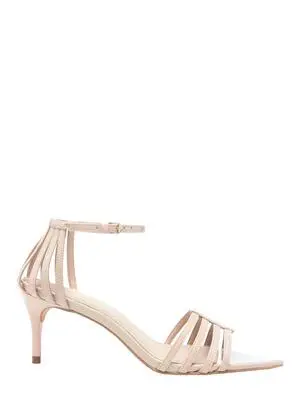 ANDREA CARRANO 65mm Leather Sandals - Neutrals