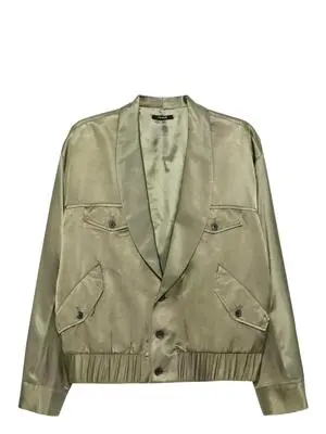 TAAKK Button-up Bomber Jacket - Green