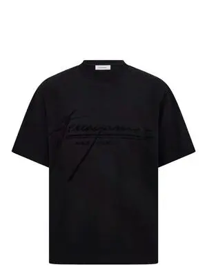 FERRAGAMO Logo-print T-shirt - Black