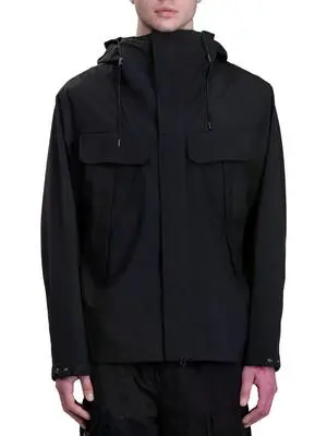 C.P. COMPANY Goggle-hooded Jacket - Black