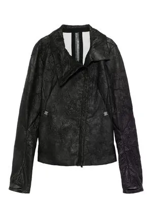 ISAAC SELLAM EXPERIENCE Prudent Leather Jacket - Black