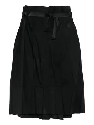 Issey Miyake Pleated Skirt - Black