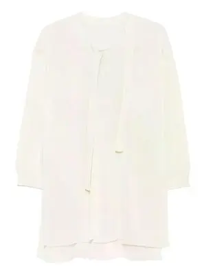 ISSEY MIYAKE Buttoned Draped Sweater