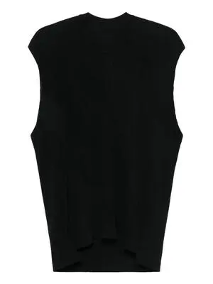 Issey Miyake Cotton Vest - Black