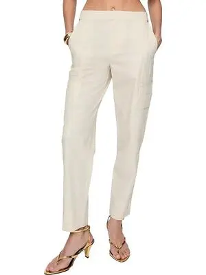 Rebecca Minkoff Callie Crop Pant - Beige