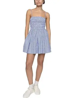 Rebecca Minkoff Fay Smocked Dress - Purple