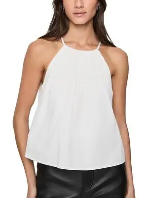 Rebecca Minkoff Cassie Smocked Top - White