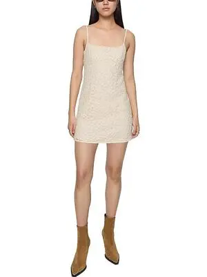 Rebecca Minkoff Renata Lace Dress - Beige