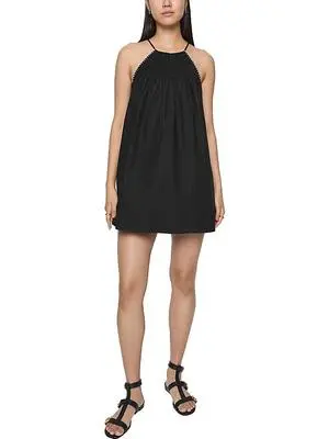Rebecca Minkoff Beth Smocked Mini Dress - Black