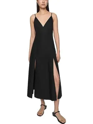 Rebecca Minkoff Amber Slit Dress - Black