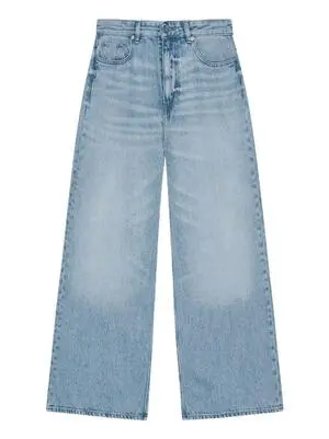 GANNI Baggy Jeans - Light Blue