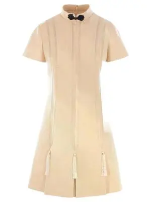 Valentino Garavani Embroidered Mini Dress - Neutrals
