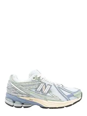NEW BALANCE Low Top Sneakers With Logo Patch - Blue