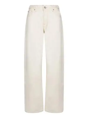 7 For All Mankind Brett Coldspring Straight Fit Jeans White