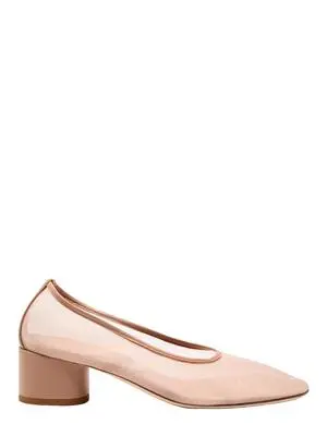 Dear Frances Balla Mesh Pumps - Nude