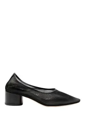 Dear Frances Balla Mesh Pumps - Black