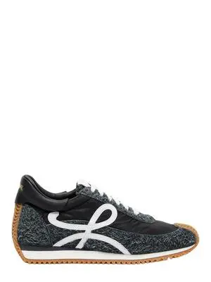 Loewe Flow Panelled Nylon Sneakers Grey-1