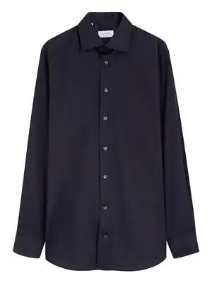 Eton Cotton-twill Shirt - Navy