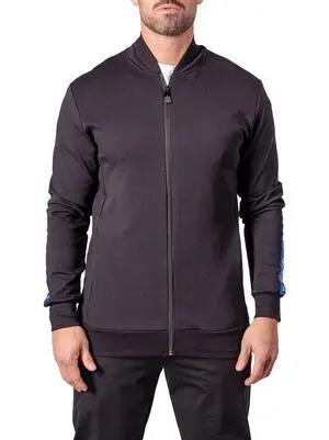 MACEOO Graphic Zip Jacket - Black