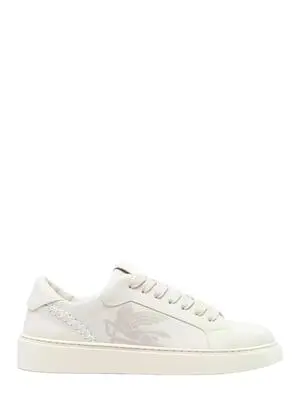 Etro Leather Low-top Sneakers - Neutrals