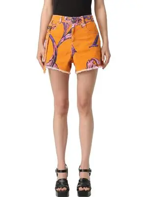 Versace Printed Shorts - Orange