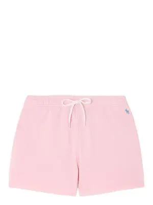Polo Ralph Lauren Embroidered Cotton-blend Jersey Shorts - Pink
