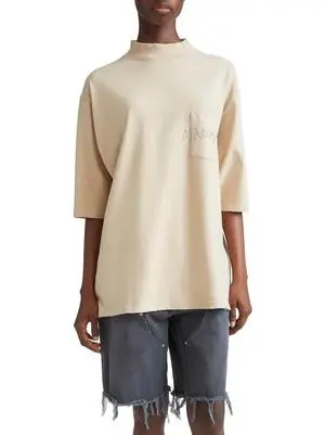 MAISON MARGIELA Graffiti Logo T-shirt - Beige