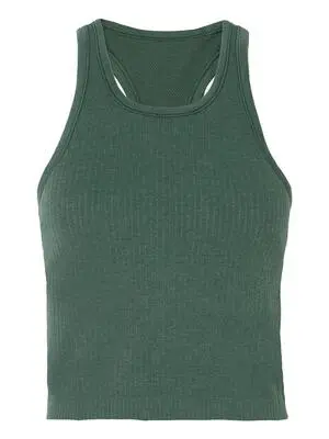 Lululemon Ebb To Street Cropped Racerback Tank - Green