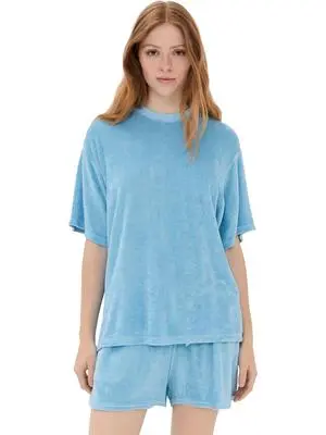 LE BOP Farrah Terry Tee Blue