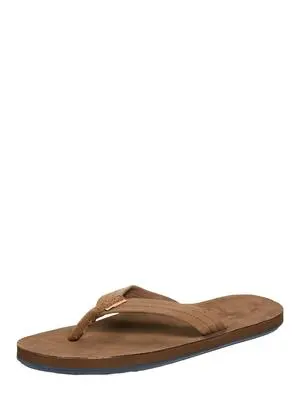 HARI MARI Leather Flip Flops - Bourbon