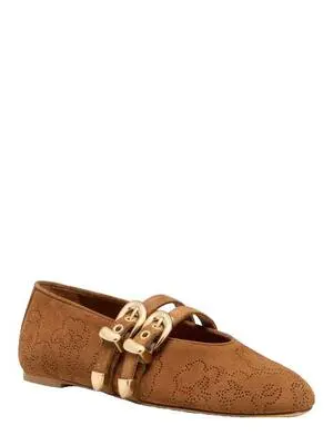 STUART WEITZMAN Maven Mary Jane Flat - Doe