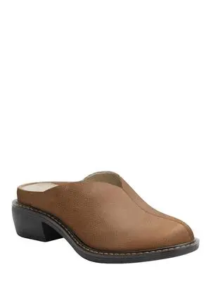 ALEGRIA BY PG LITE Leather Mule With Arch Support Maple