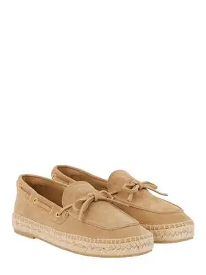 Prada Suede Espadrilles - Beige