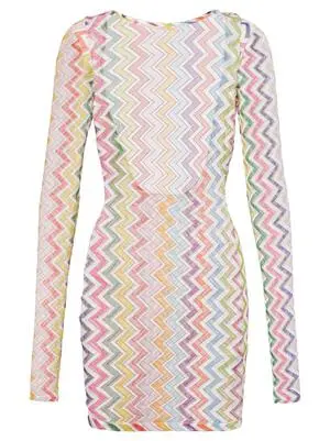 Missoni Crochet Open-back Beach Dress - Multicoloured