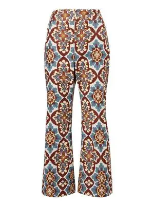 La DoubleJ Hendrix High-rise Flared Pants - Multicoloured