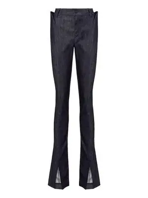 MUGLER High-rise Skinny Jeans - Blue