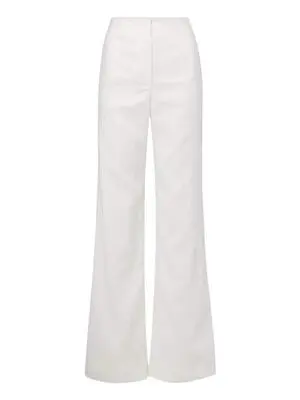 Veronica Beard Jude Wide-leg Pants - White