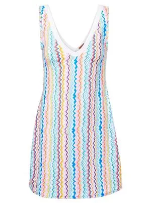 Missoni Zig Zag Minidress - Multicoloured