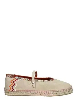 Missoni Leather Espadrilles - Ivory