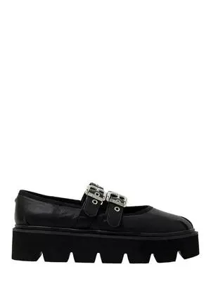 BUFFALO Darya Mary Ts Ballerinas - Black