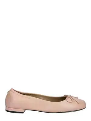 BOSS Leather Ballet Flats - Pink