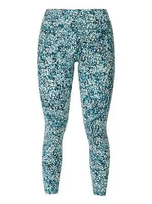 Sweaty Betty Power Graphic-print Stretch-woven Workout Leggings - Blue Meadow Print