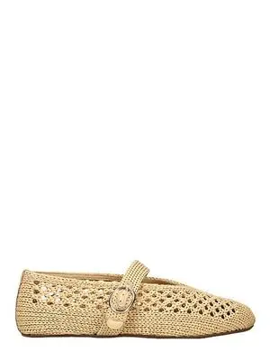 Steve Madden Alara Woven Ballet Flats - Beige