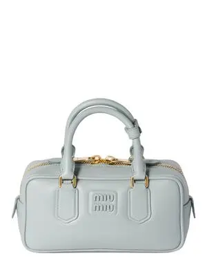 Miu Miu Arcadie Leather Bag - Lake Blue