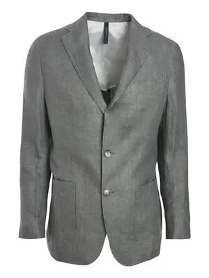 TOMBOLINI Linen Blazer - Green