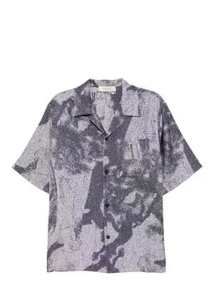QASIMI Dust-print Resort Shirt