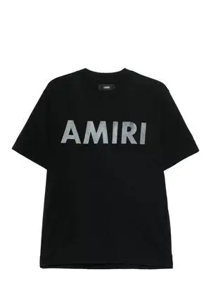Amiri Stencil Logo-print T-shirt - Black