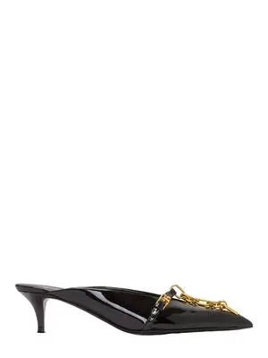 Balmain Sync Mules - Black