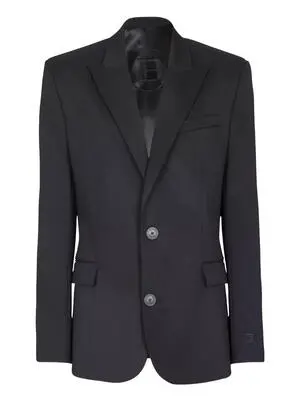 Balmain Wool Blazer - Black
